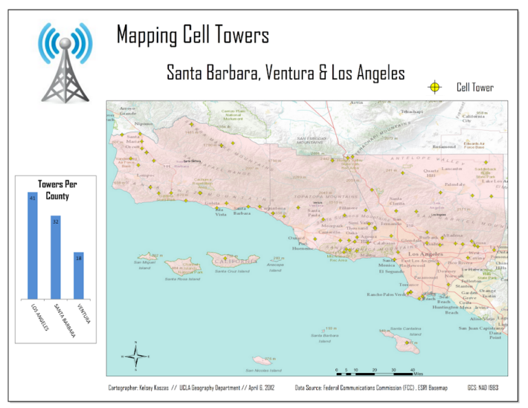 Kelsey Kaszas Geographic Information Systems GIS Cell Tower Analysis ... Kelsey Kaszas Geographic Information Systems GIS Cell Tower Analysis ...